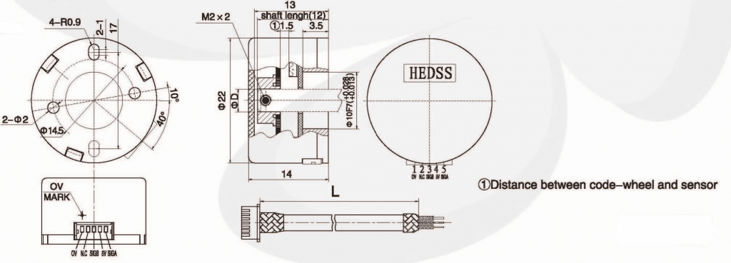 Optical Encoder Modular 22mm Diameter